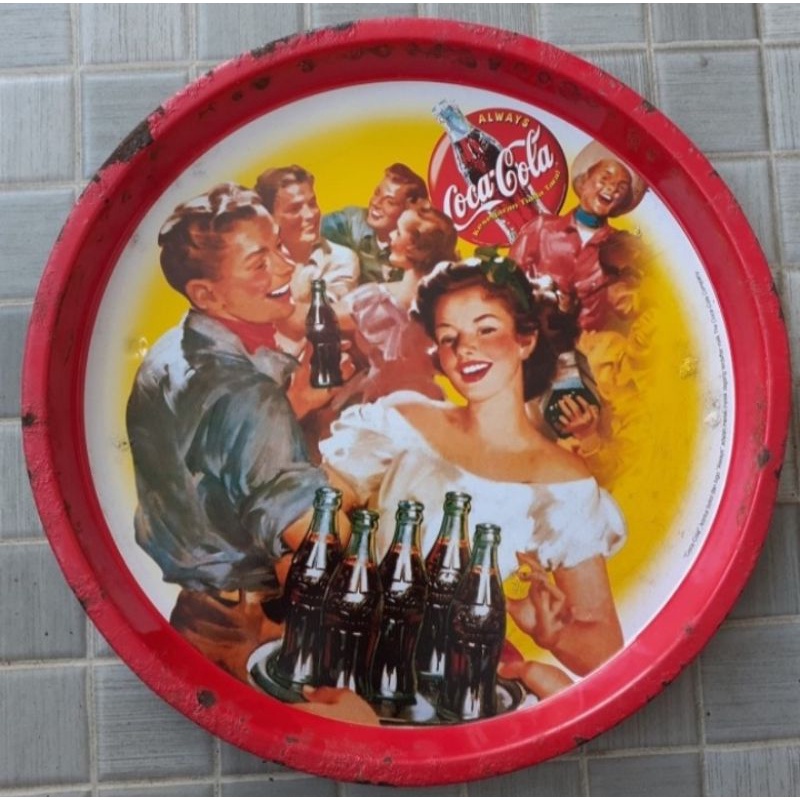 Jual Nampan atau baki enamel Coca Cola vintage | Shopee Indonesia
