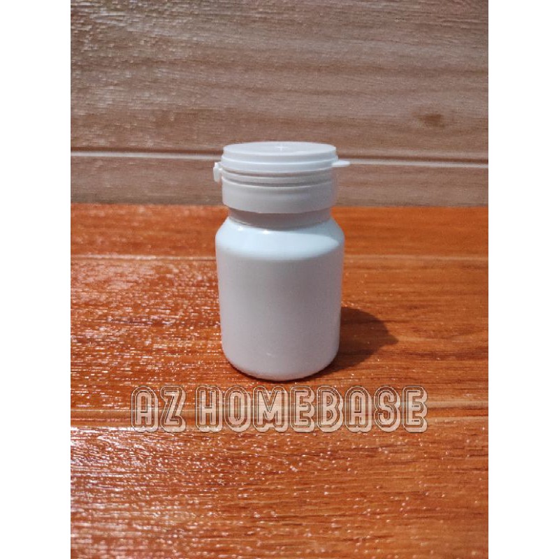 Jual Botol Kapsul Bulat 30 Putih - Botol Kapsul 60ml Bulat - Botol Obat 70ml - Tempat Obat 60ml ...
