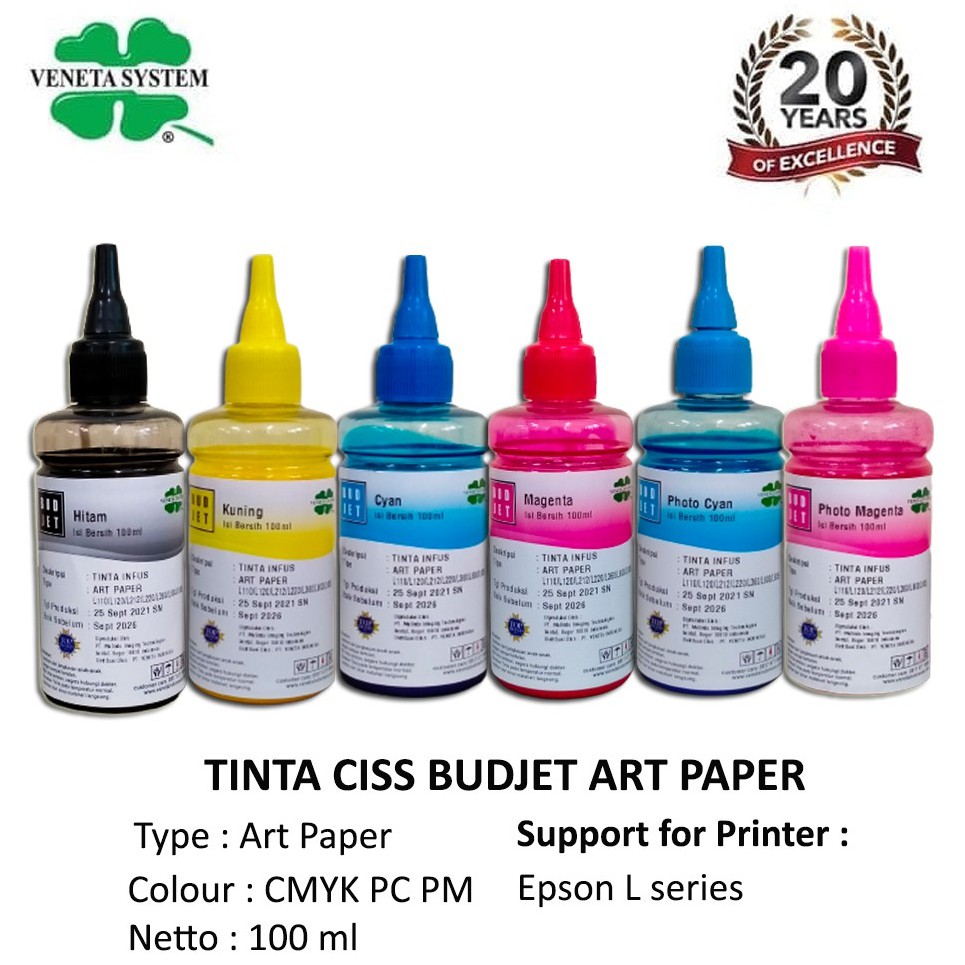 Jual TINTA ART PAPER VENETA - 100 ML | Shopee Indonesia