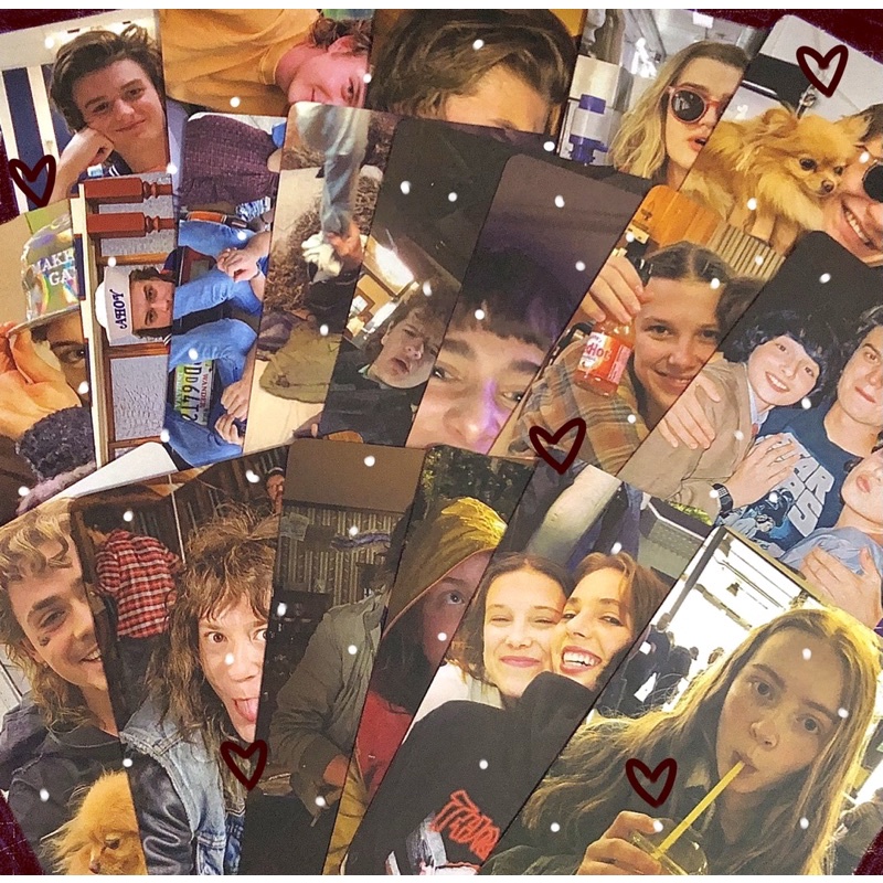 Jual STRANGER THINGS PHOTOCARD FANMADE binder filler wishlist missing ...