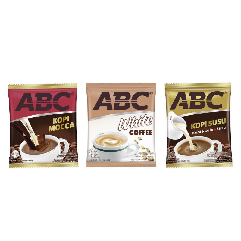 Jual ABC Kopi Bubuk Instant 10 Sachet All Variant | Shopee Indonesia