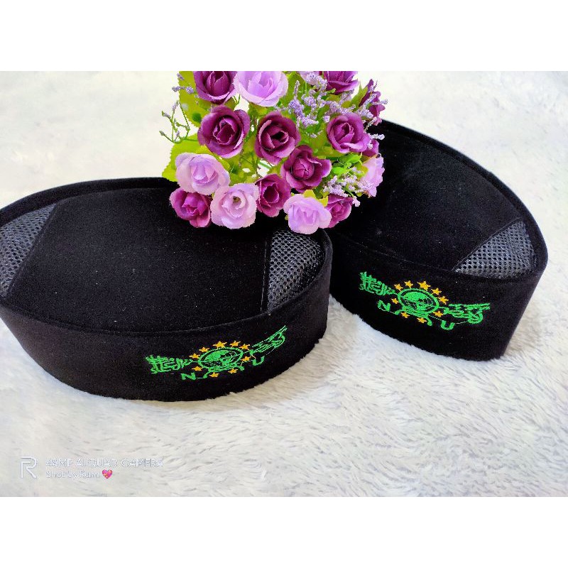 Jual {COD} kopyah NU / kopyah Banser / kopyah polos/ kopyah Bludru ...