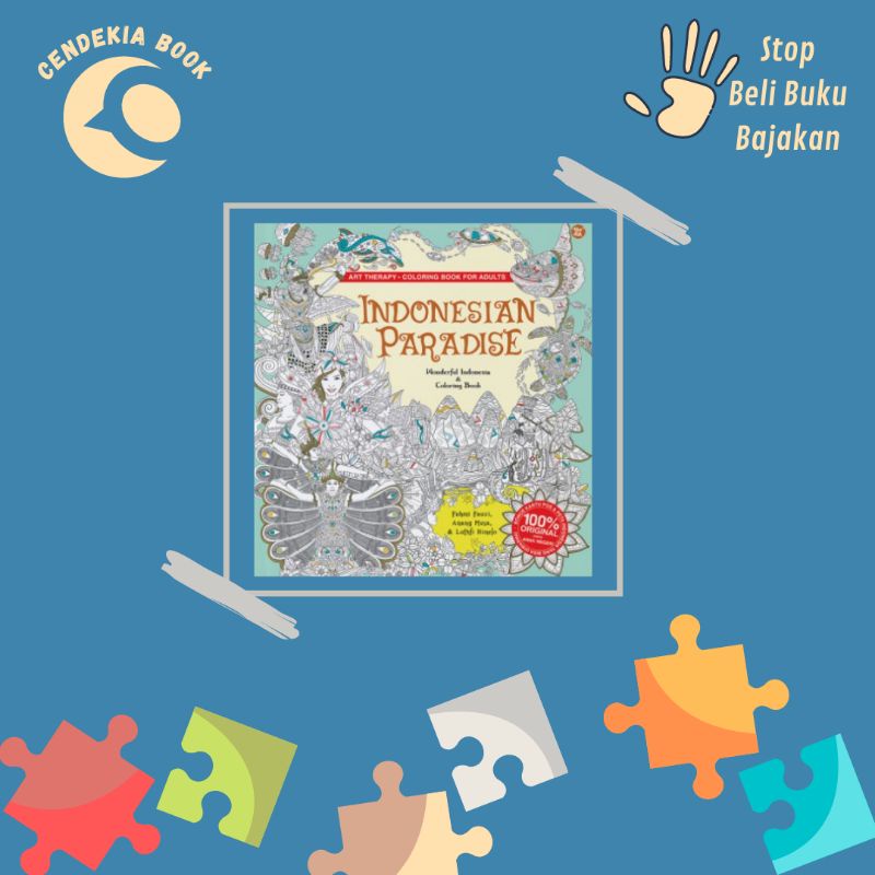 Jual Indonesian Paradise Wonderful Indonesia & Coloring Book | Shopee ...