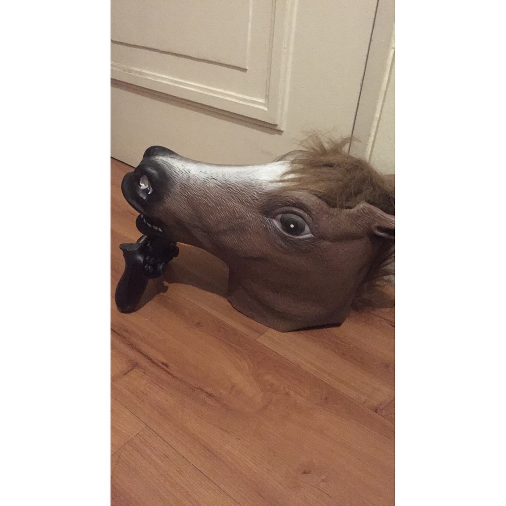 Jual topeng kuda masker unicorn horse mask latex premium karet latex ...