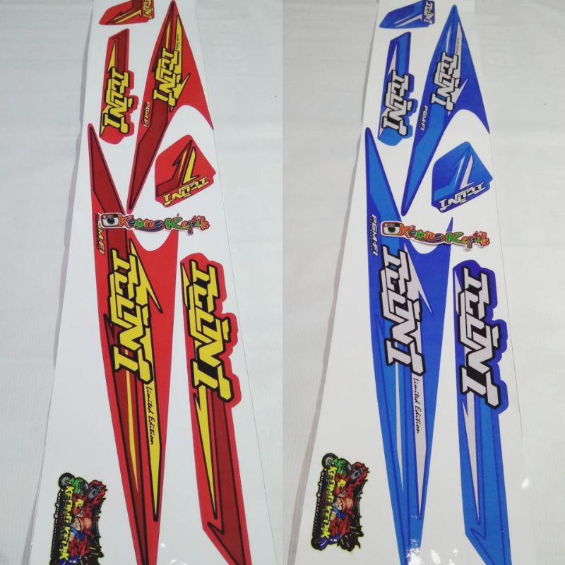 Jual STRIPING STIKER LIS VARIASI THAILAND MOTOR HONDA BEAT KARBU LAMA ...
