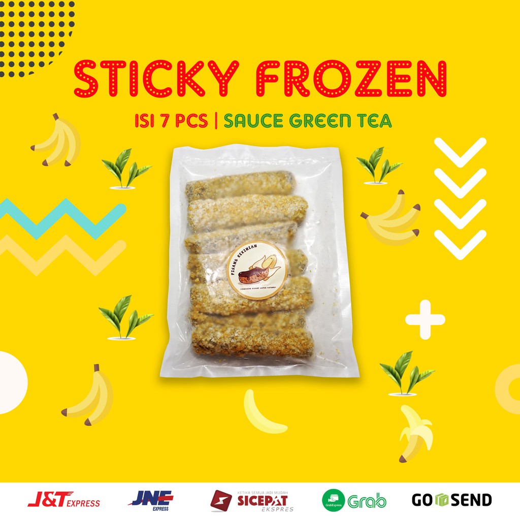 Jual SAUCE GREEN TEA NUGGET PISANG STICKY MERK PISANG KEKINIAN ISI 7 ...