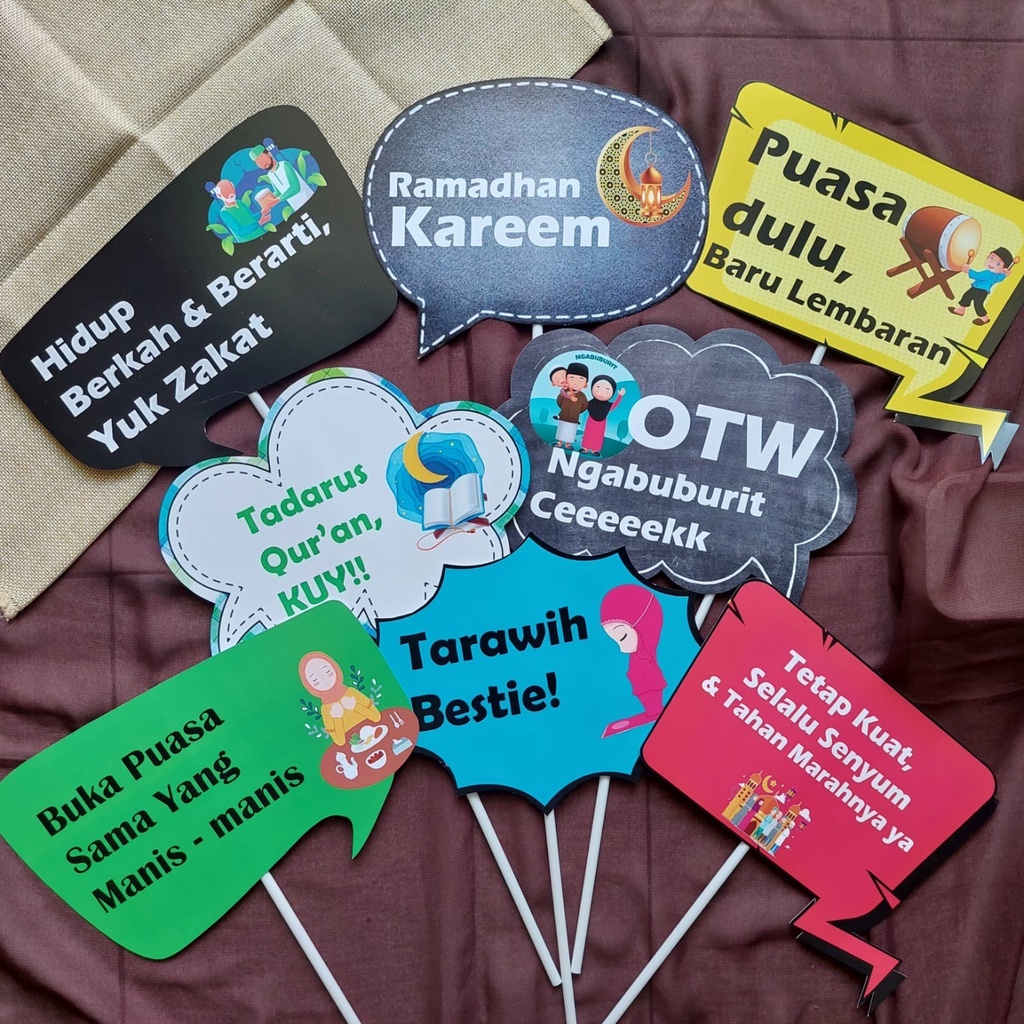 Jual Photobooth Properti Foto Aesthetic backdrop Edisi Ramadhan ...