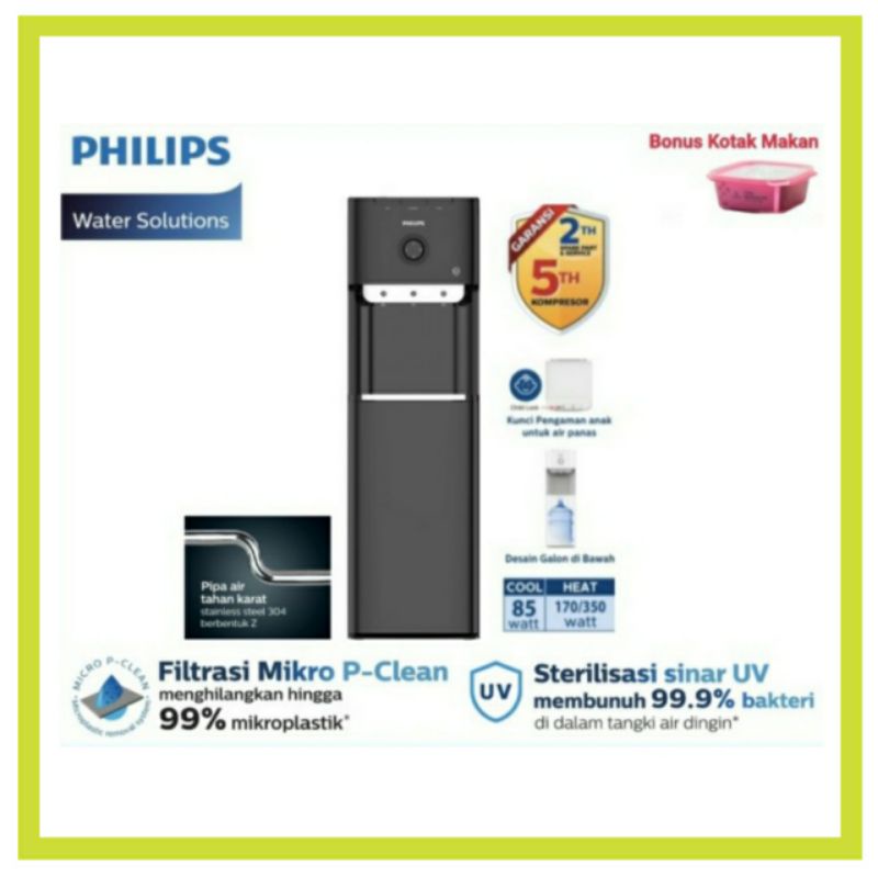 Jual Philips Dispenser ADD4969/70 Galon Bawah UV + Filtrasi Mikro P ...