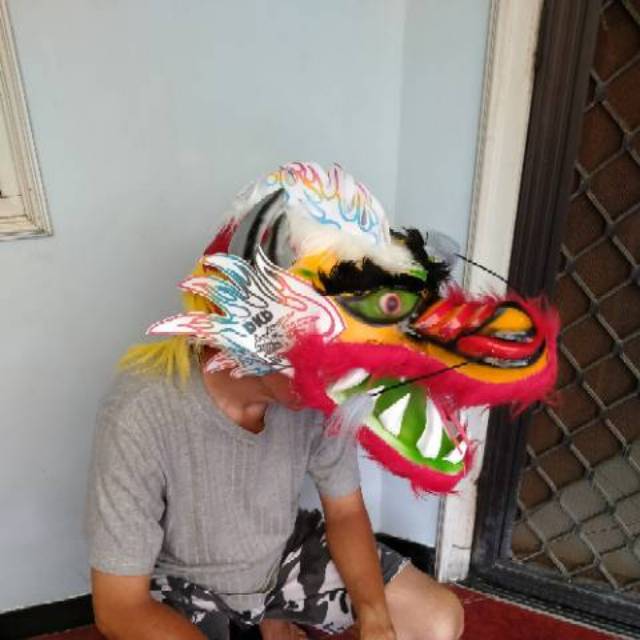 Jual Topeng Naga / Liong | Shopee Indonesia