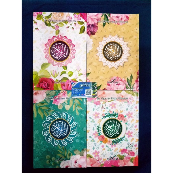 Jual AL - QUR'AN MAKSUM UKURAN STANDAR MOTIF BUNGA | Shopee Indonesia