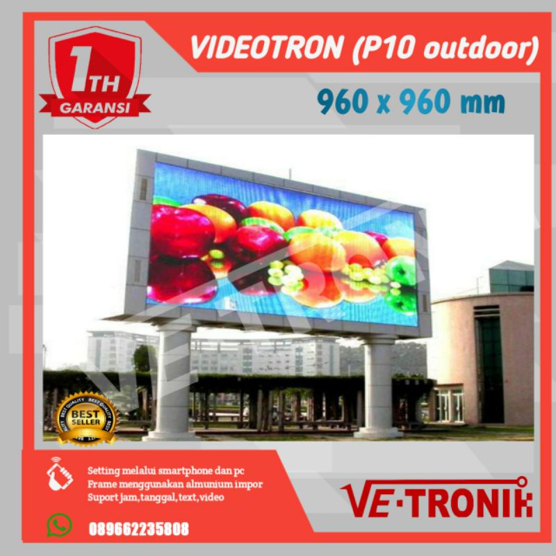 Jual Videotron p10 outdoor layar Led custom | Shopee Indonesia