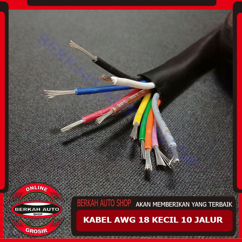 Jual Kabel AWG 18 Kecil 10 Jalur Original | Shopee Indonesia