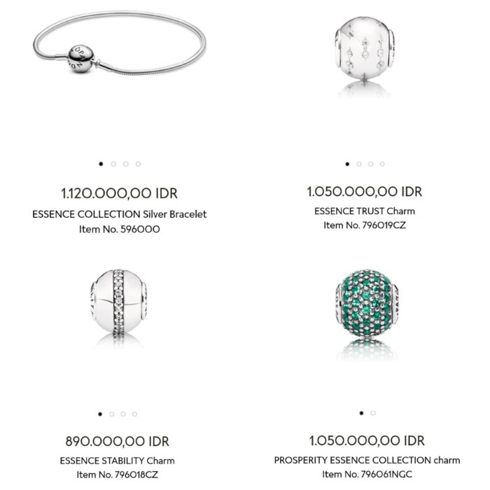 Jual pandora essence set (gelang dan 3 charms) | Shopee Indonesia