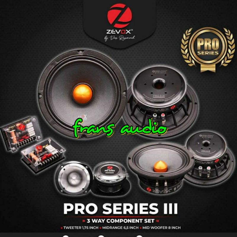 Jual Speaker 3way Zevox Vox research Pro Series 3way Zevox Vox Pro 3 ...