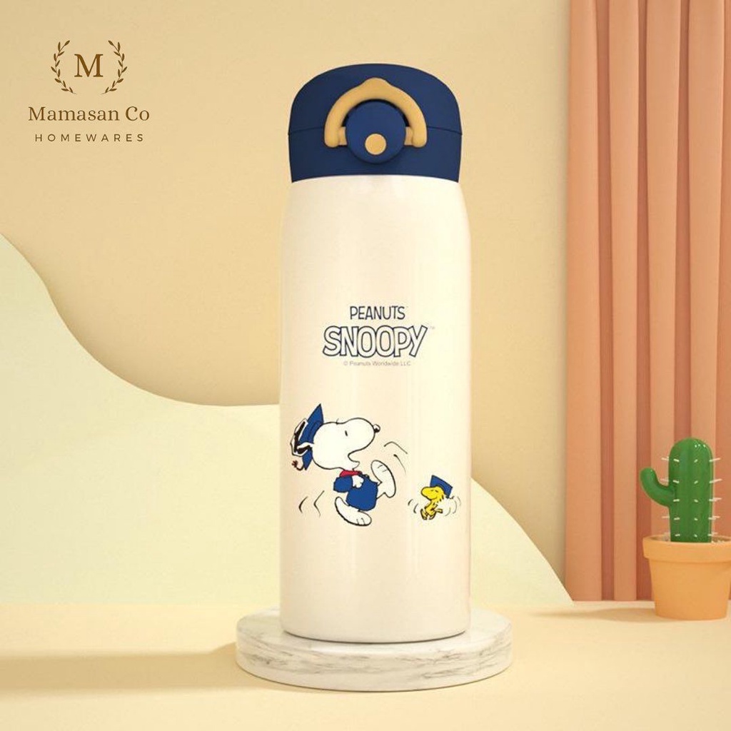 Jual Peanuts Snoopy Tumbler Thermos Bottle 480 ML | Botol Termos | Shopee Indonesia