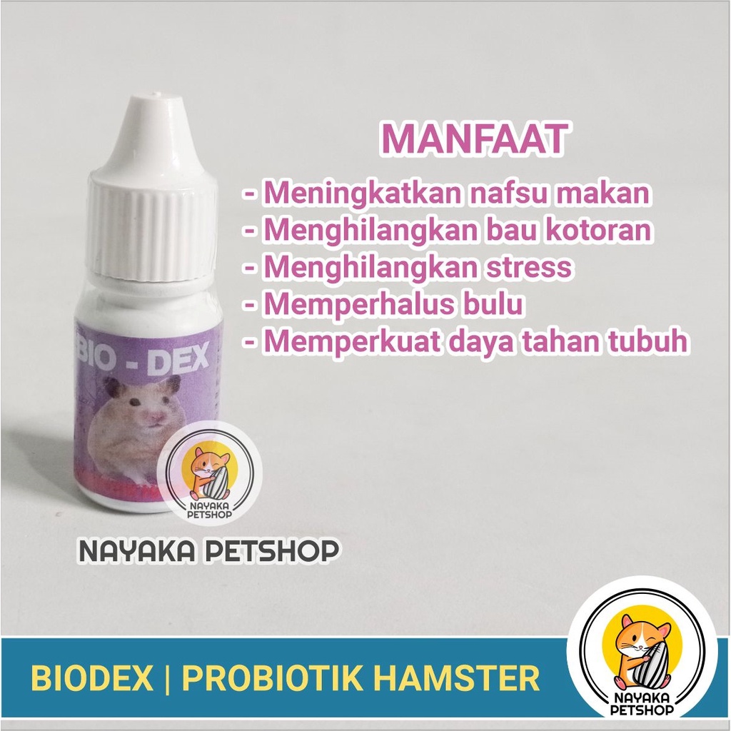 Jual Bio Dex Probiotik Vitamin Hamster Nutrisi Obat Suplemen | Shopee ...