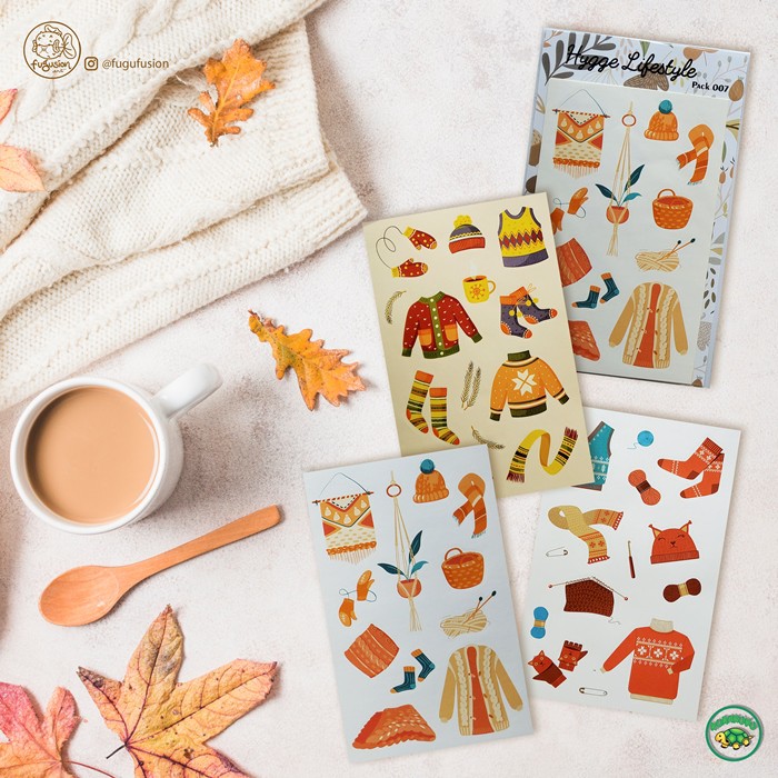 Jual Sticker / Stiker Deco Aesthetic Pack Hygge Lifestyle 007 Utk ...