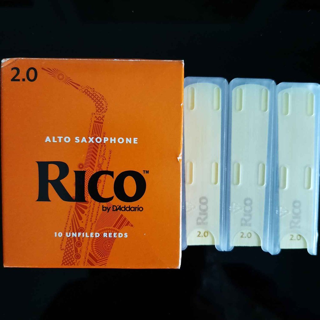 Jual Reed Alto Saxophone Rico by Daddario size 2 Original Unfiled ...