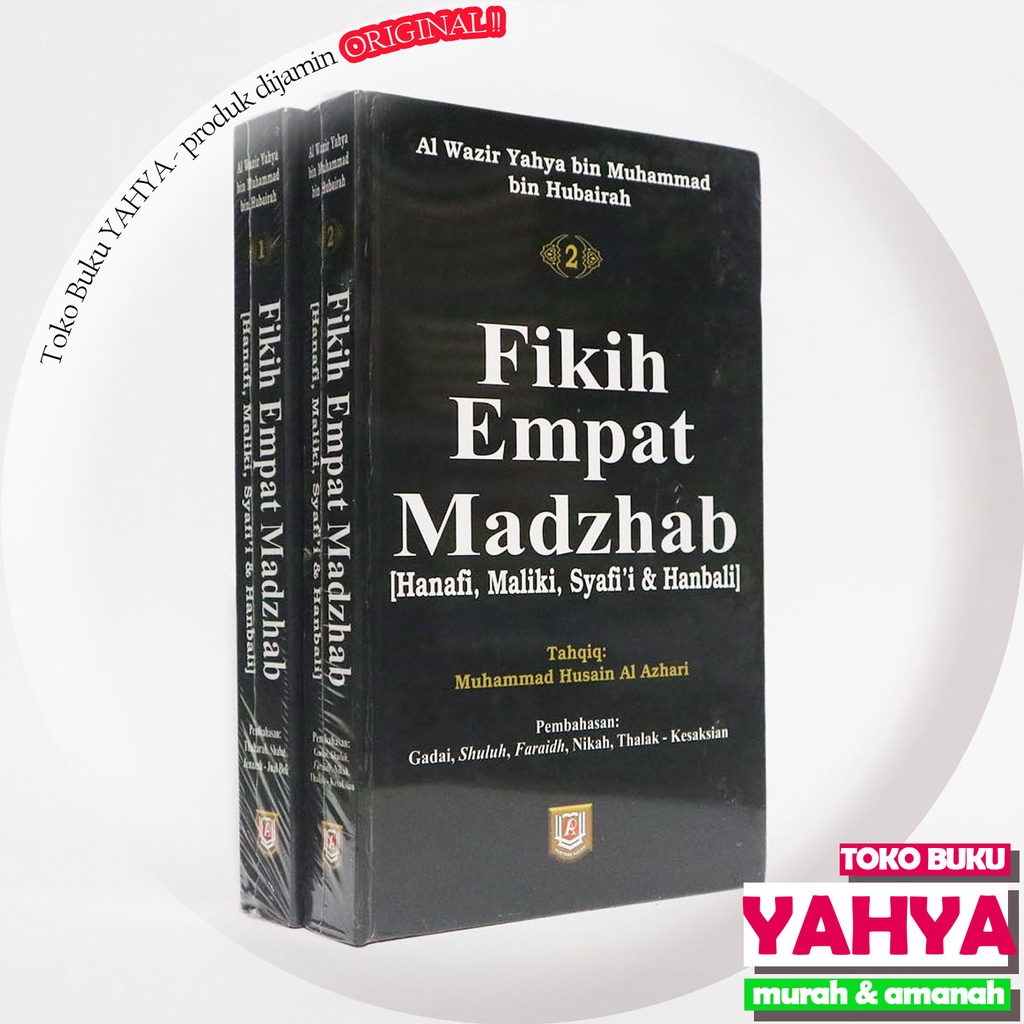 Jual SET 2 Jilid Buku / Fiqih / Fikih Empat Madzhab SET 2 Buku Jilid 1 ...