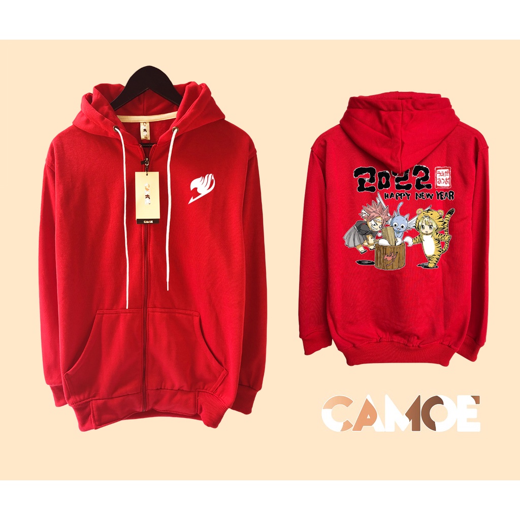 Jual Jaket Hoodie Zipper Anime Fairytail Chinese new year 2022 imlek ...