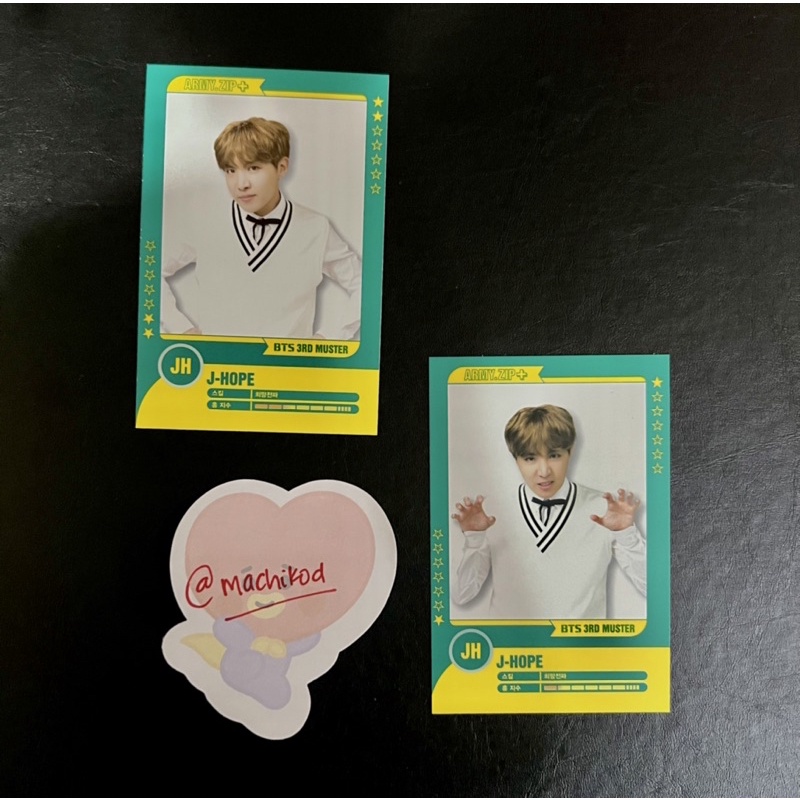 Jual BTS ARMY ZIP 3rd Muster Jhope Photocard (Number 1&2) | Shopee ...
