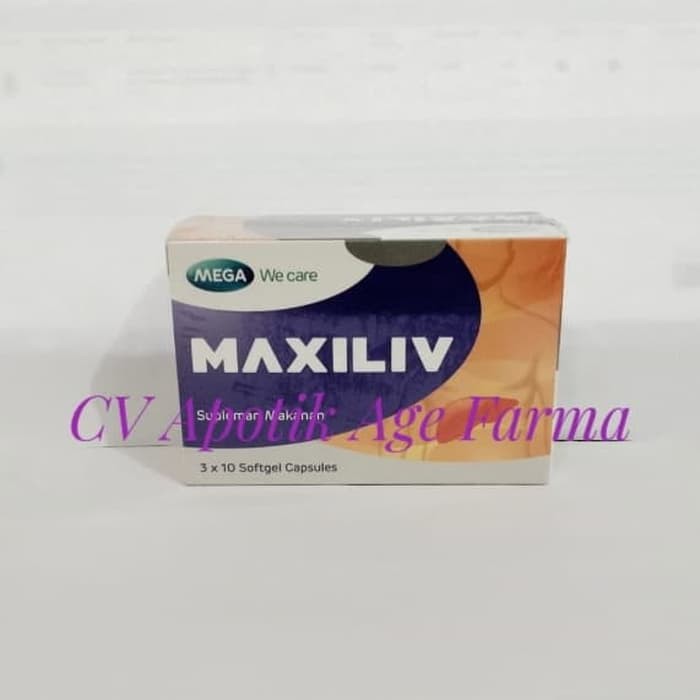 Jual Maxiliv Soft Caps isi 30 (Mega LIfeSciences) | Shopee Indonesia