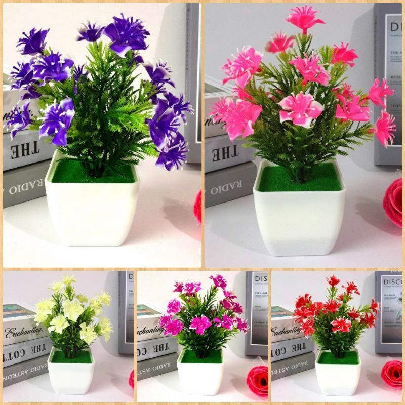Jual Tanaman hias bunga sakura plastik / artificial / pot bunga bunga ...