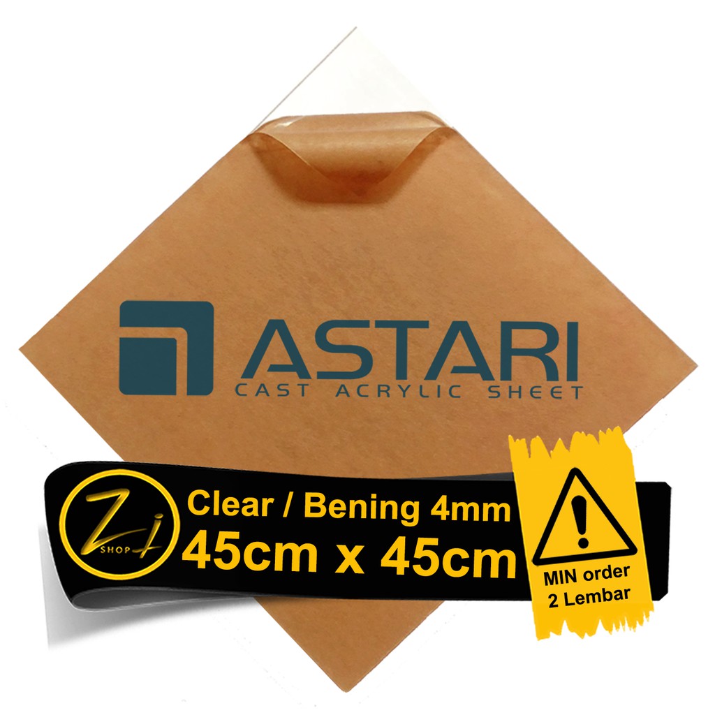 Jual Acrylic Sheet Akrilik Lembaran 45cm x 45cm 4mm | Shopee Indonesia