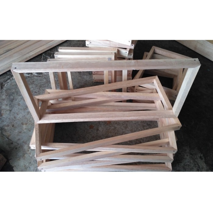 Jual FRAME KAYU SPANRAM 10 CM – 20 CM – SPANRAM KAYU / KAYU SPANRAM ...