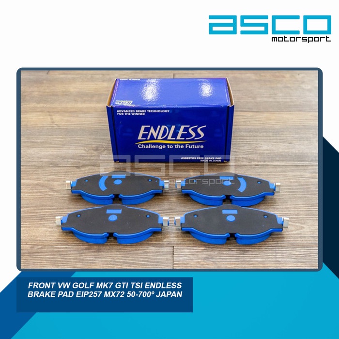 Jual Front VW Golf MK7 GTI TSI Endless Brake Pad EIP257 MX72 50-700º ...
