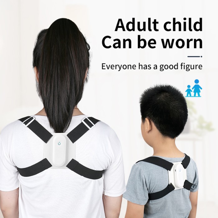 Jual Smart orthosis back Posture Correc smart vibration remind reminder ...