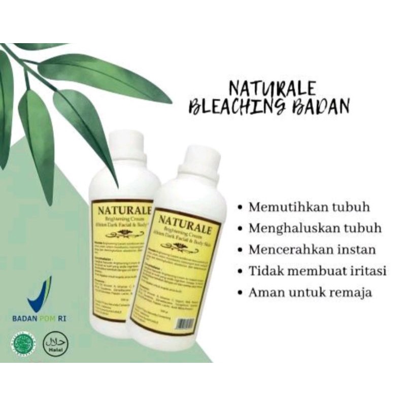 Jual Naturale bleaching cream 500 ml | Shopee Indonesia