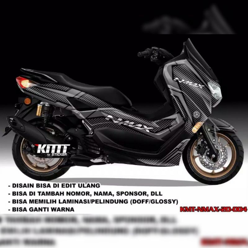 Jual Stiker Decal New Nmax grafis Carbon | Shopee Indonesia