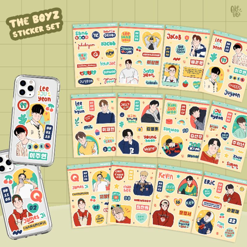 Jual THE BOYZ STICKER SET | Shopee Indonesia