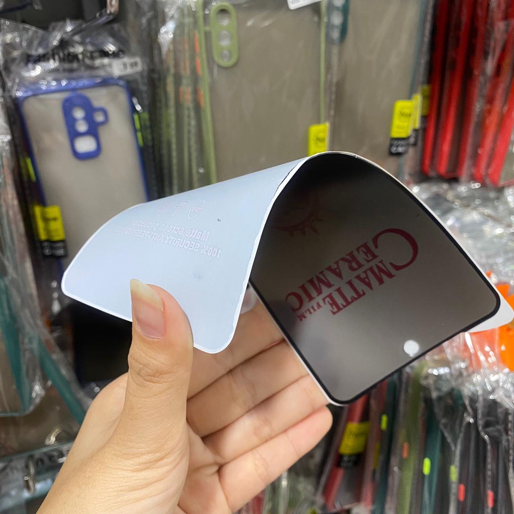 Jual OPPO A3X A3 Pro A3S A57 A37 NEO 9 A53 A33 A52 A92 Tempered Glass CERAMIC SPY Matte Full ...