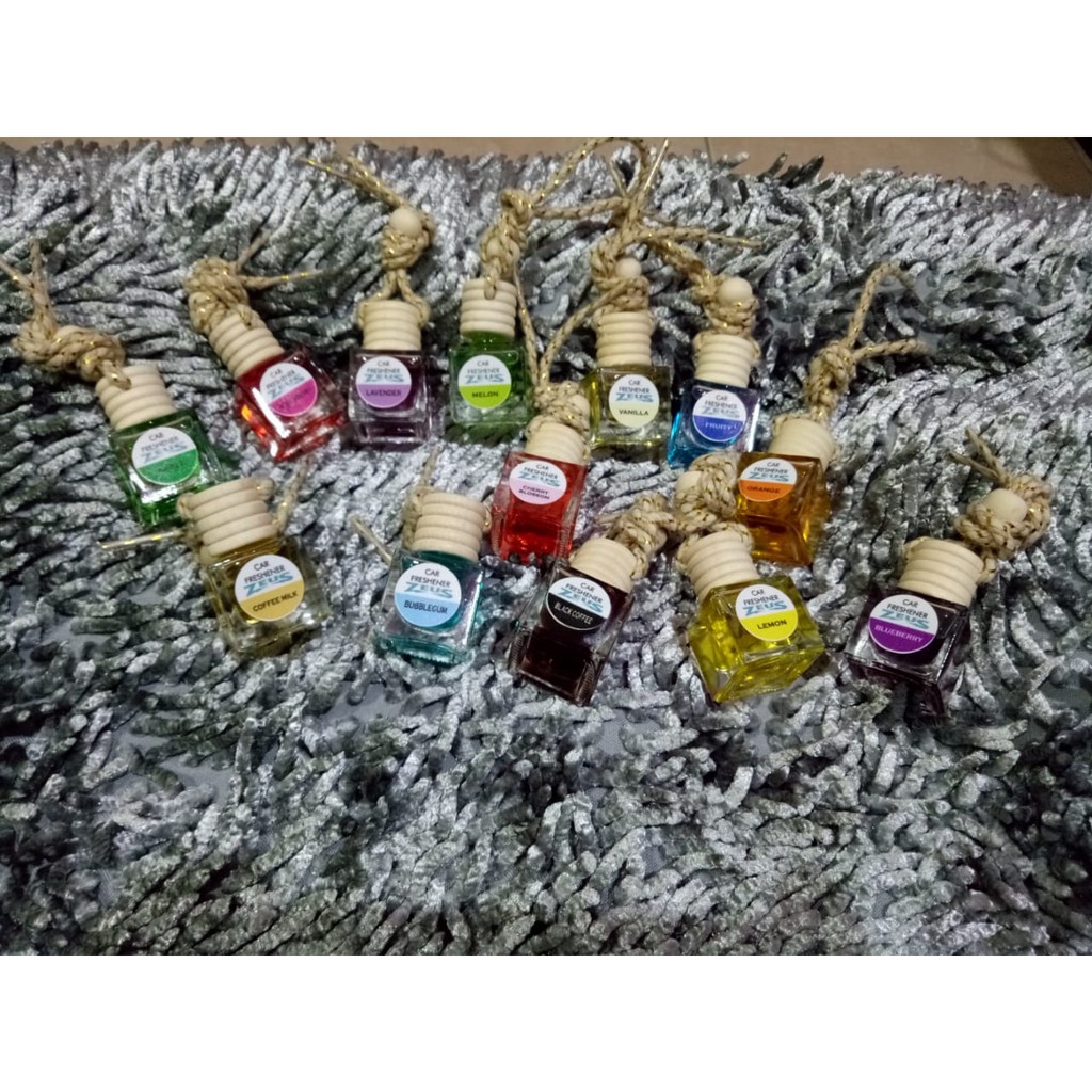 Jual Parfum Mobil Zeus Pengharum mobil botol kotak / parfum ruangan ...