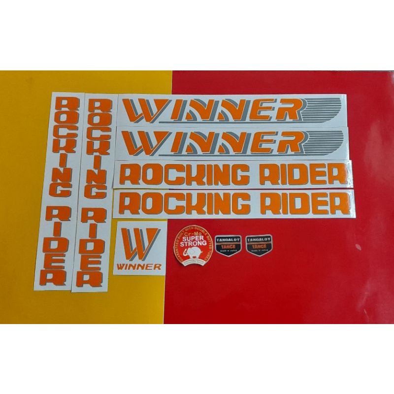 Jual Stiker Sepeda Winner Rocking Rider | Shopee Indonesia