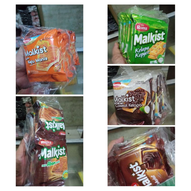 Jual Biskuit Roma malkist sachet all varian isi 10 pcs | Shopee Indonesia