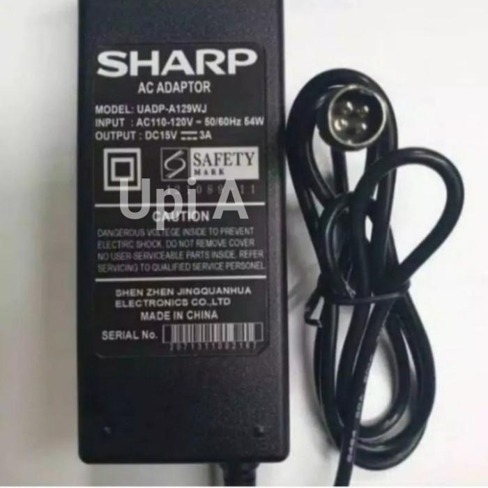 Jual Ac adaptor TV SHARP power DC 15V 3A asli | Shopee Indonesia
