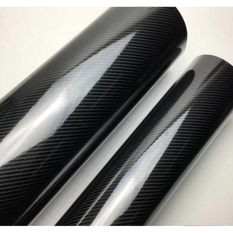 Jual Sticker Stiker Carbon Scotlet Skotlet Anti Panas Karbon 6D Hitam ...