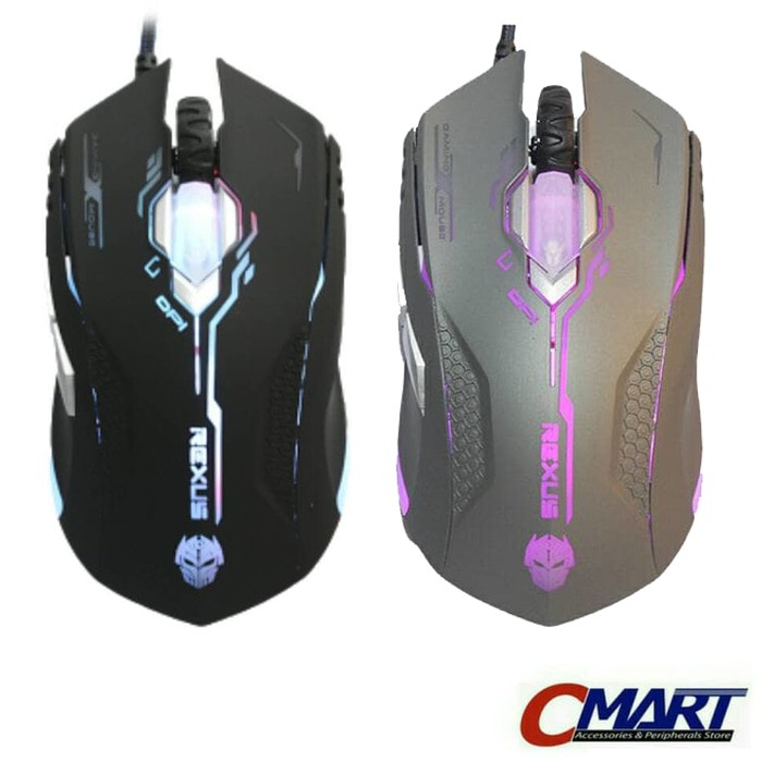 Jual Rexus RXM-X2 2400dpi Elite Sensor Gaming Mouse - Abu -abu Tua ...