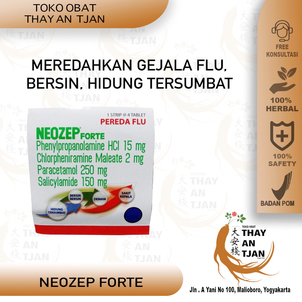 Jual NEOZEP FORTE | OBAT FLU | OBAT PILEK | Shopee Indonesia