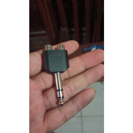 Jual adaptor jack akai 6,5 stereo ke rca stereo jack toa jack dvd 2 ke ...