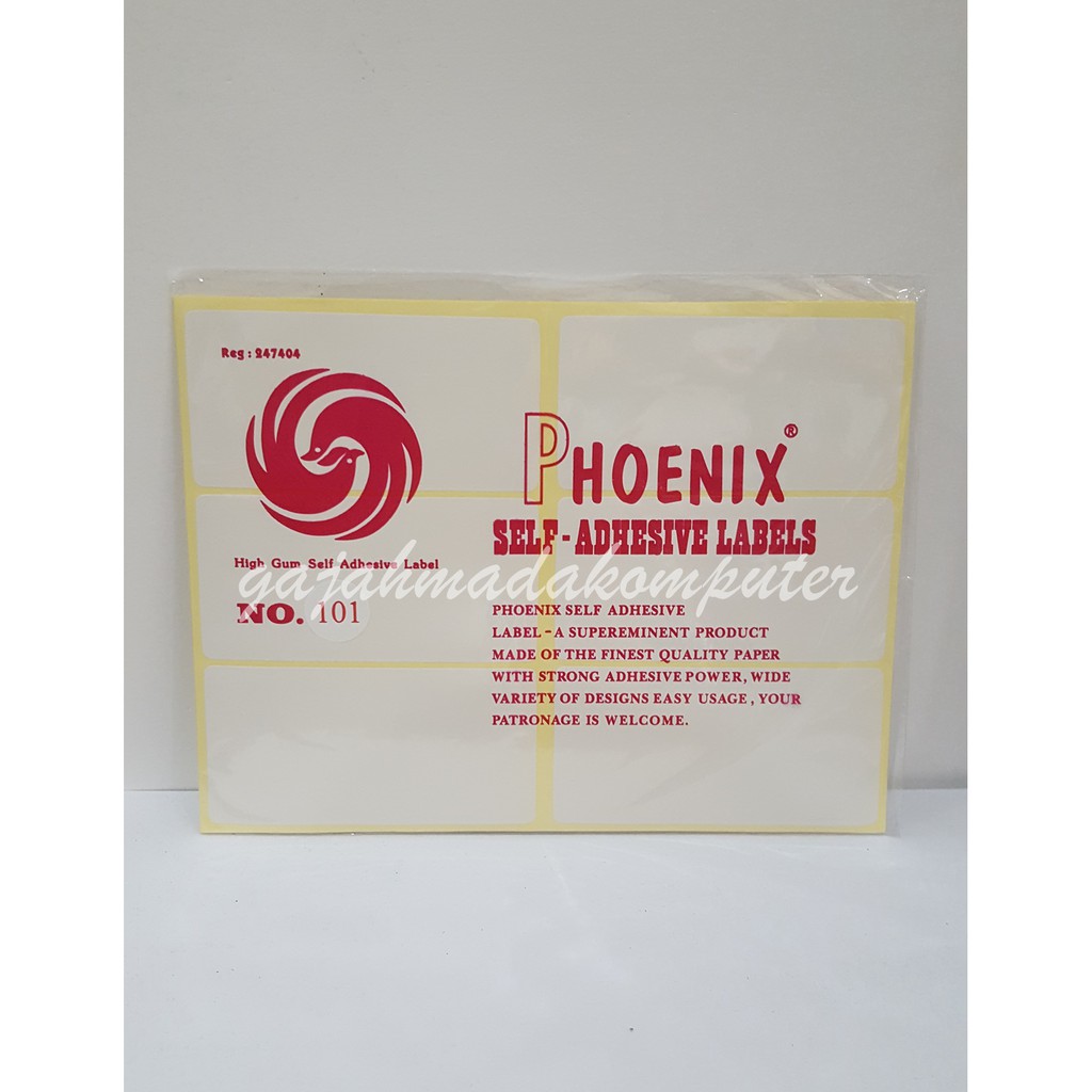 Jual Sticker Label Nama Undangan Surat Phoenix 101 | Shopee Indonesia