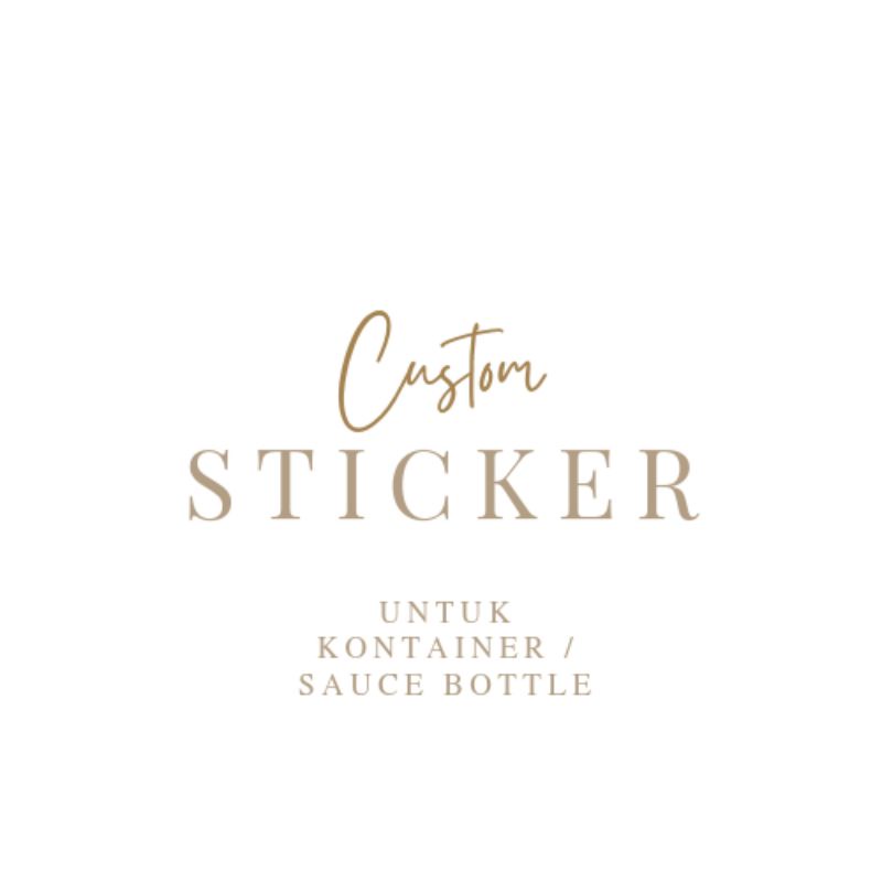 Jual Stiker Botol Saos Kontainer | Shopee Indonesia