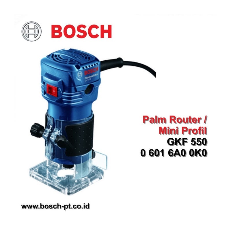 Jual BOSCH GKF 550 Mesin Trimmer - Router Kecil - Profil - Heavy Duty ...