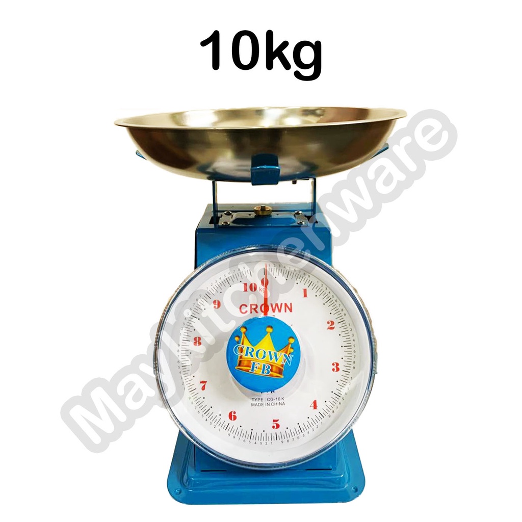 Jual Timbangan Besi Crown 5kg 10kg 15kg 20kg Stainless Jarum Analog Manual Duduk Kue Tepung Buah ...