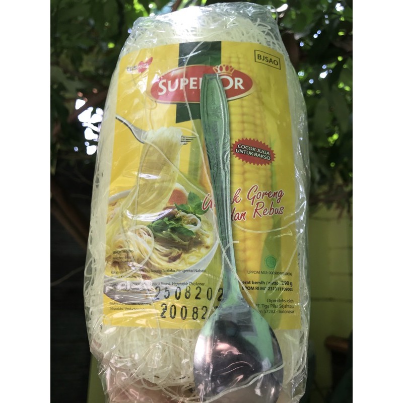 Jual Bihun Jagung Superior 290gr bonus Sendok | Shopee Indonesia