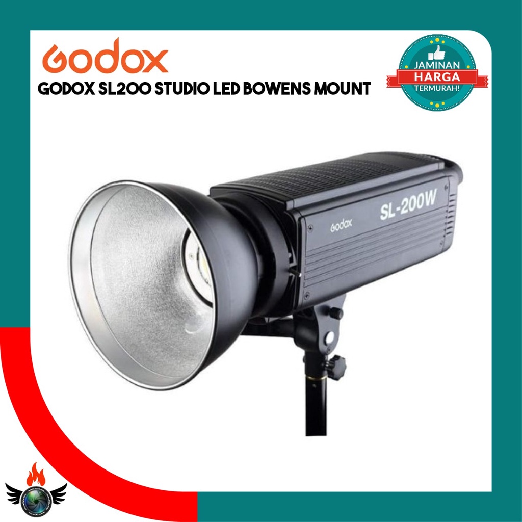 Jual Godox SL200 Studio LED Bowens Mount SL 200 SL-200 | Shopee Indonesia