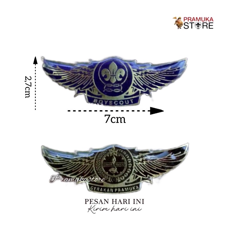 Jual Bijian Pin gerakan pramuka & Pin boyscout | wing gepra | wing ...